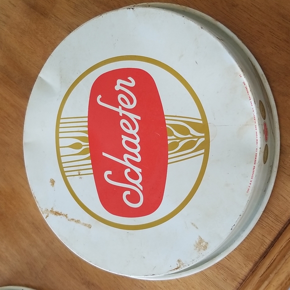Schaefer | Dining | Vintage Schaefer Beer Metal Serving Trays | Poshmark